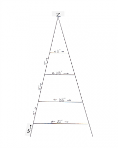 DIY Wooden Garden Obelisk