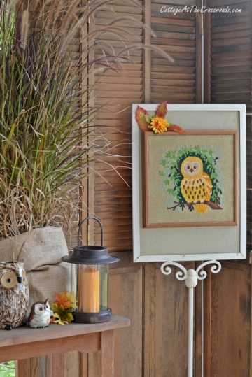 Owls on our Front Porch - Cottage at the Crossroads