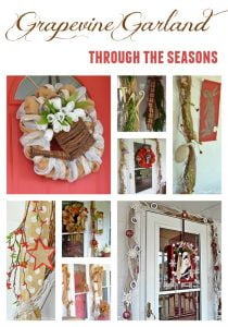 Grapevine Garland through the Seasons