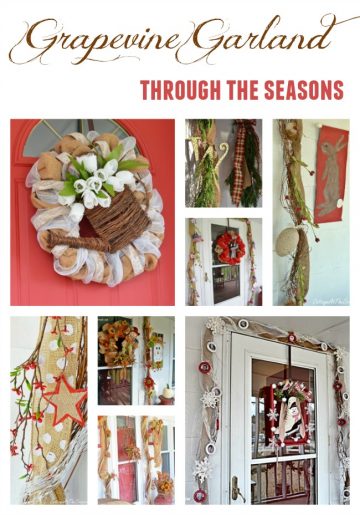 Grapevine Garland through the Seasons