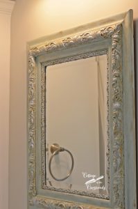 DIY Painted Mirror Frames