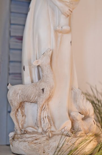 Angelic Christmas Mantel - Cottage at the Crossroads