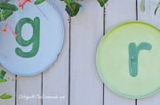 DIY Garden Grow Letters - Cottage at the Crossroads