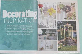 Spring Decorating Country Sampler Magazine Feature - Cottage at the ...