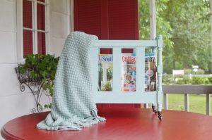 Upcycled Vintage Magazine Rack - Cottage at the Crossroads