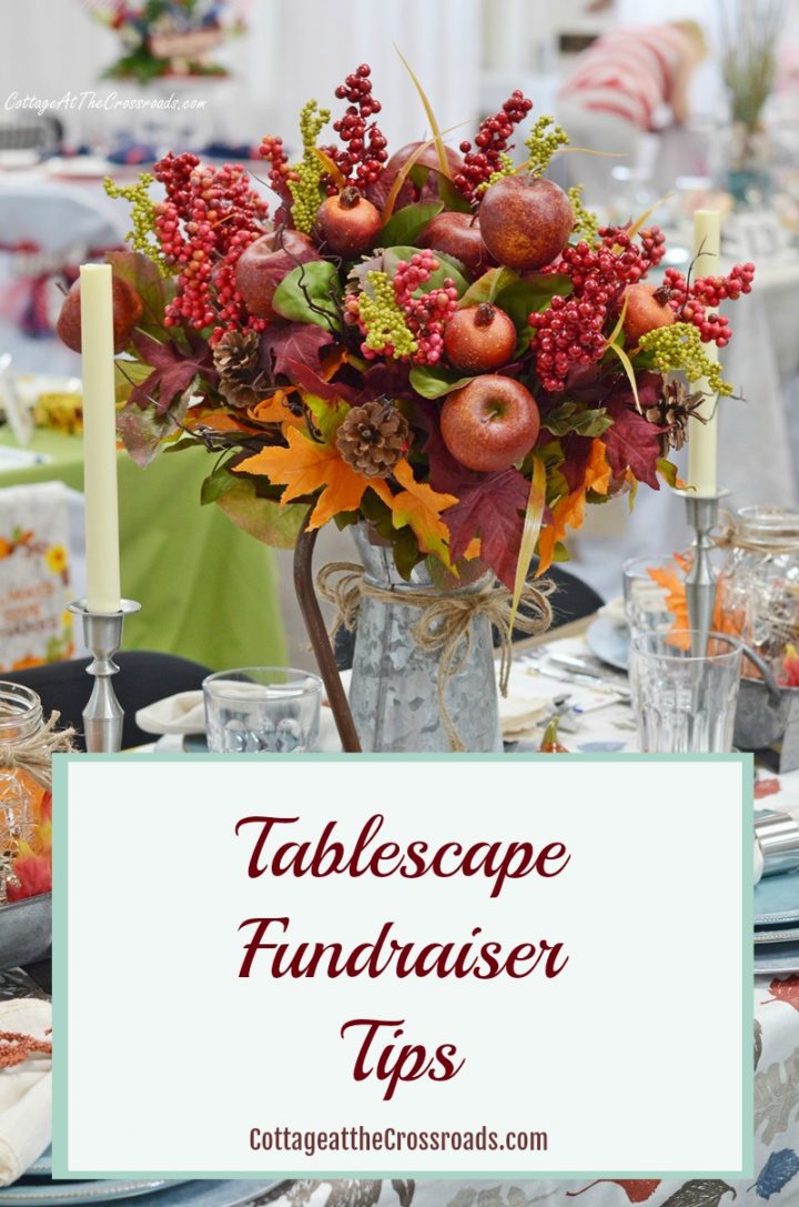 Tablescape Fundraiser Tips and the Guest Table - Cottage at the Crossroads