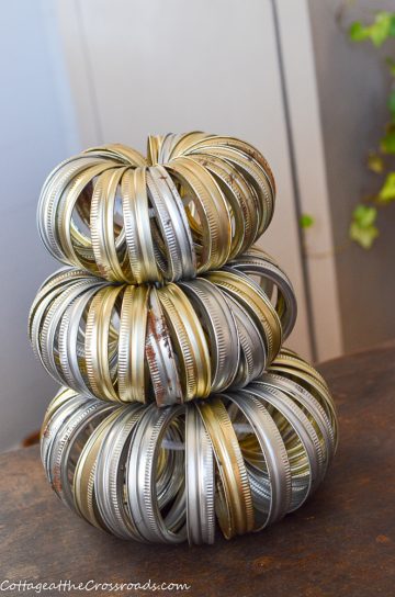 Canning Ring Snowman - Cottage at the Crossroads