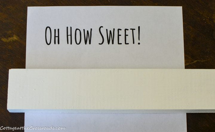 DIY Small Scrap Wood Signs - Cottage at the Crossroads