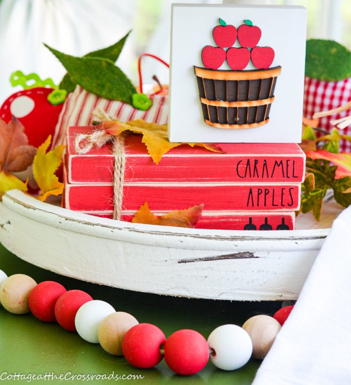 Early Fall Apple Tiered Tray - Cottage at the Crossroads