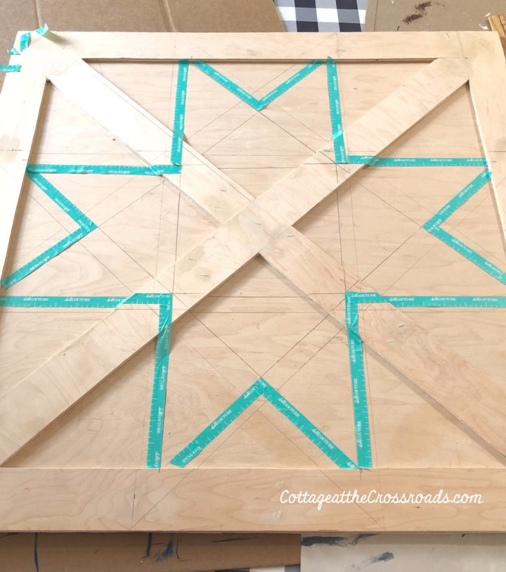 Wooden Barn Star Quilt - Cottage at the Crossroads