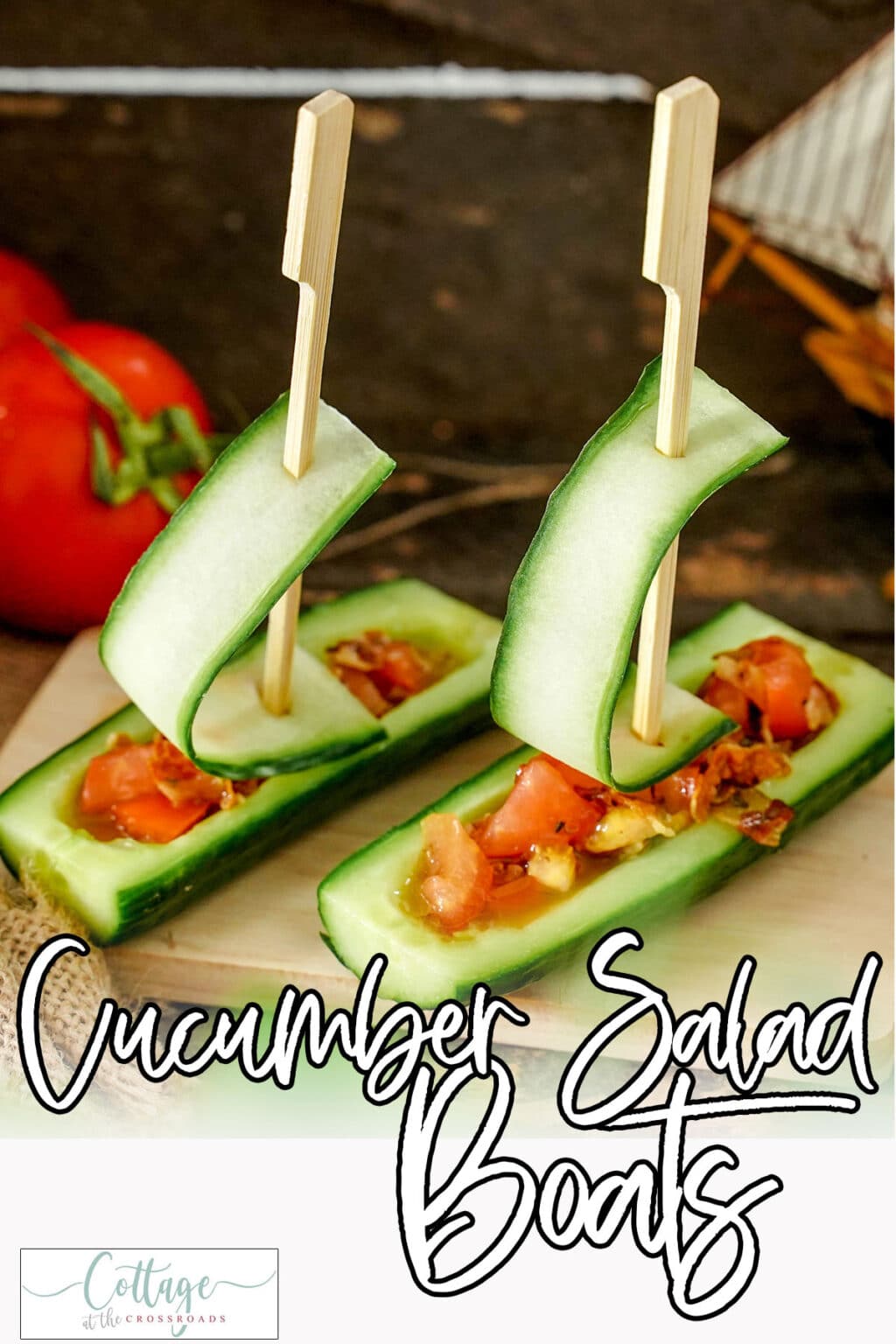 The Ultimate Guide to Making Cucumber Salad Boats - Cottage at the ...