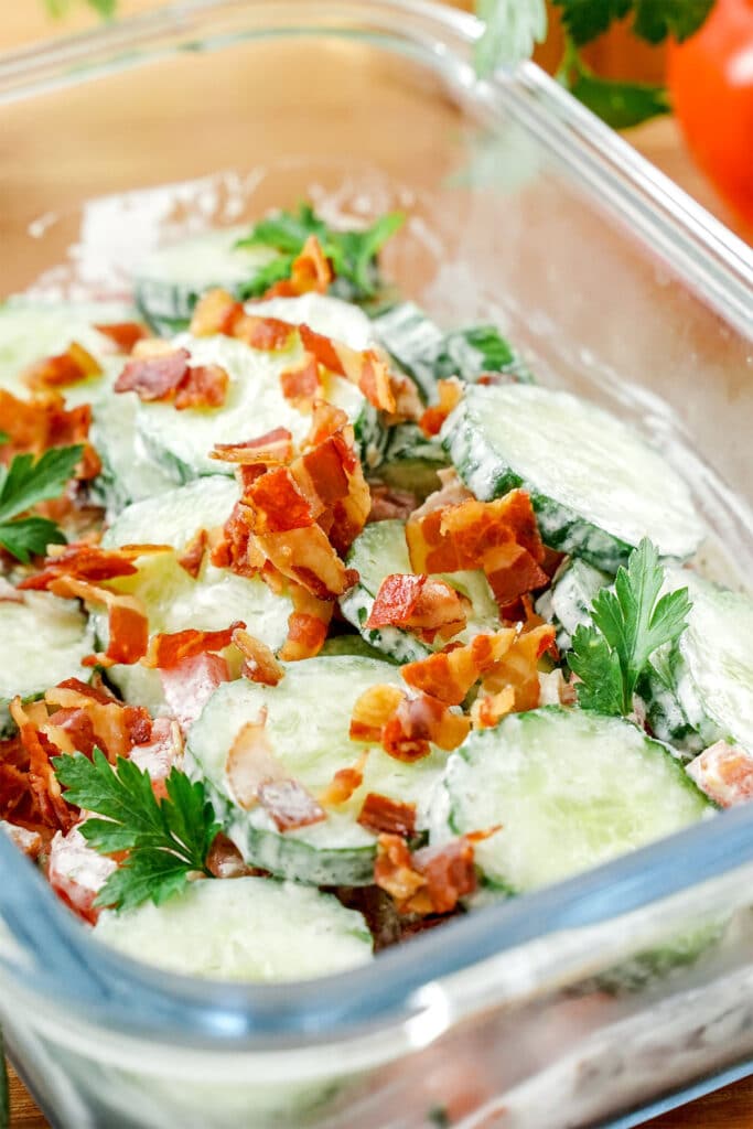 Refreshingly Delicious Simple Cucumber Salad in 5 Easy Steps - Cottage ...