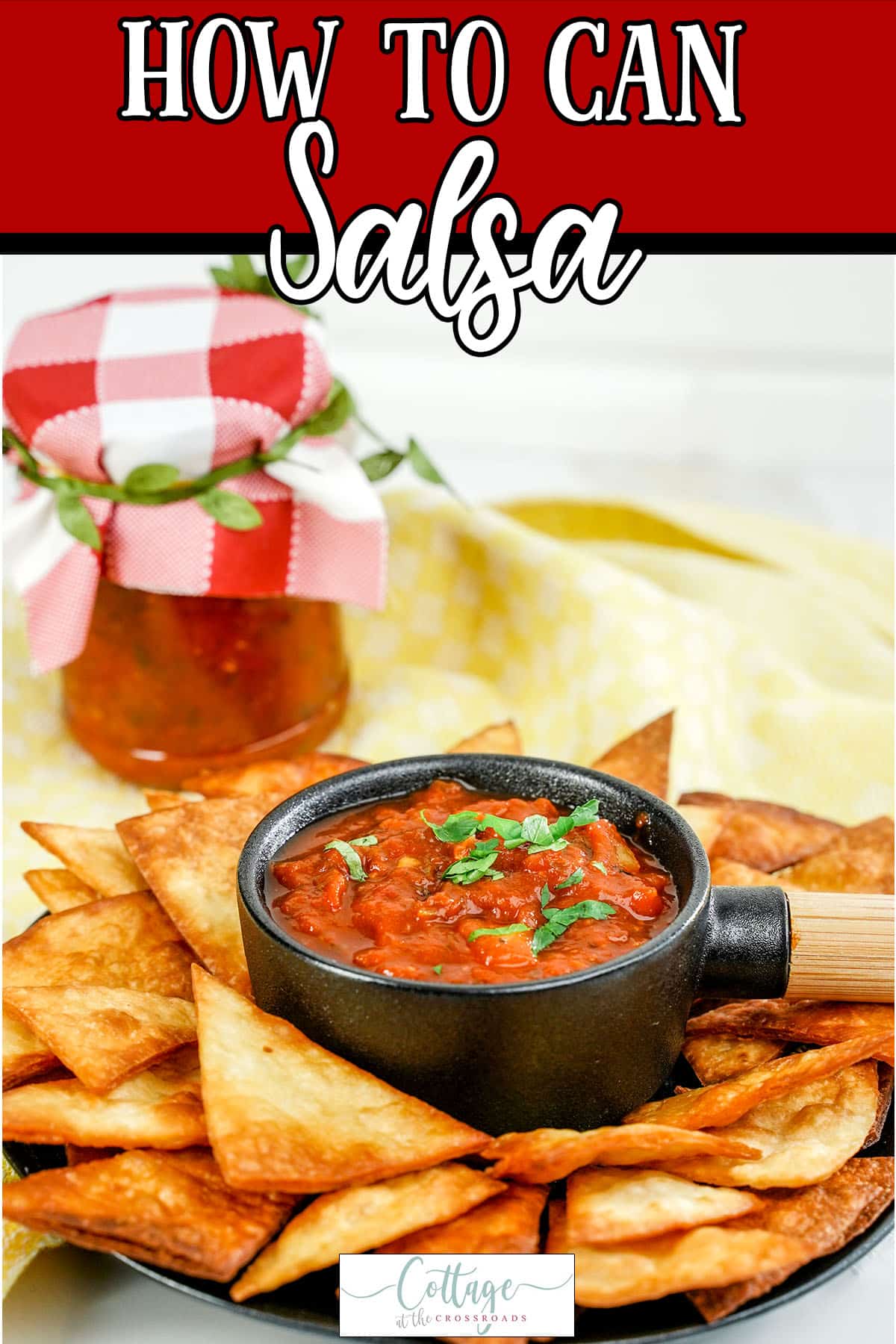 Spice Things Up With This Delicious Homemade Canned Salsa - Cottage at ...