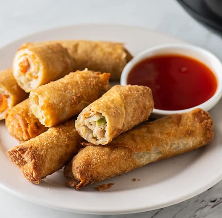 19 Easy Air Fryer Egg Rolls Recipes - Cottage at the Crossroads
