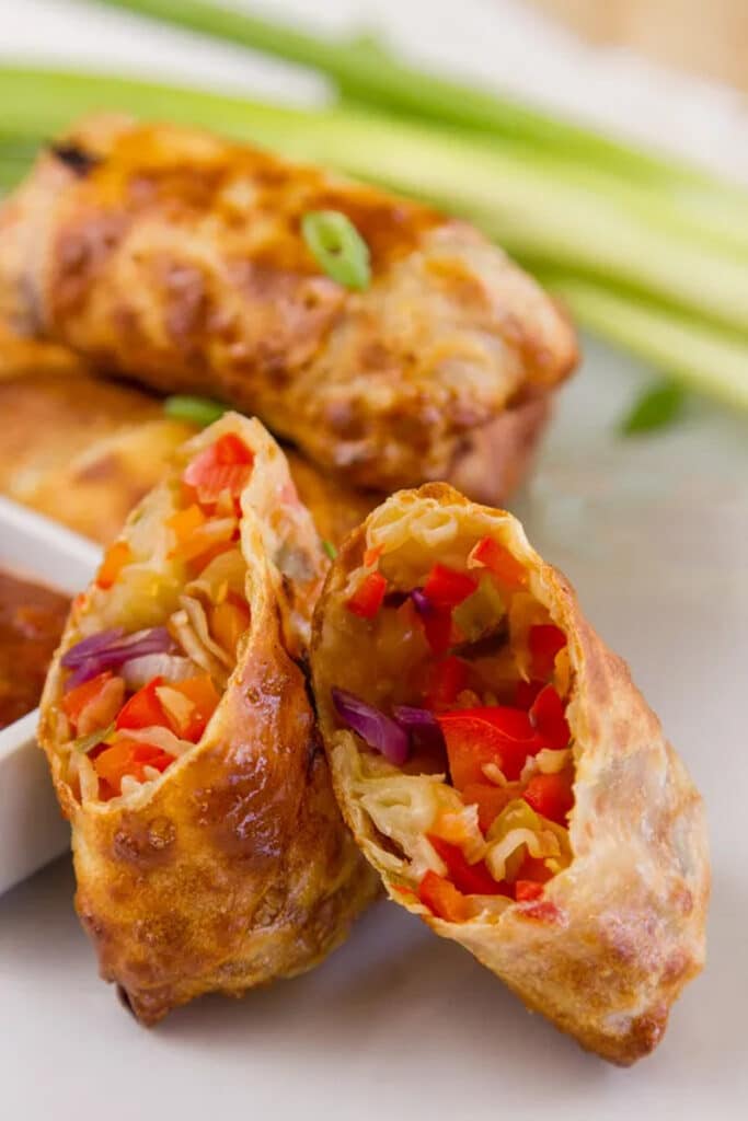 19 Easy Air Fryer Egg Rolls Recipes - Cottage at the Crossroads